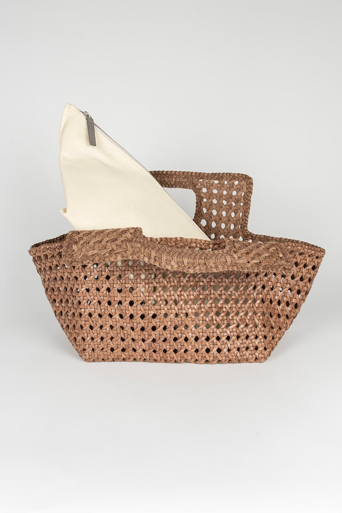 Rivera | Saelis Structured Braided Leather Bag